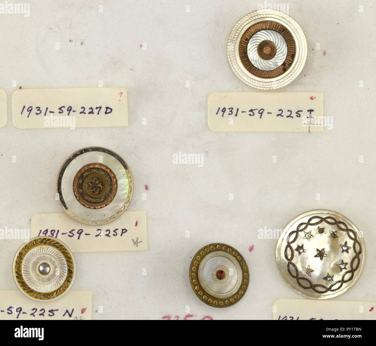 Button, 19th century Stock Photo - Alamy