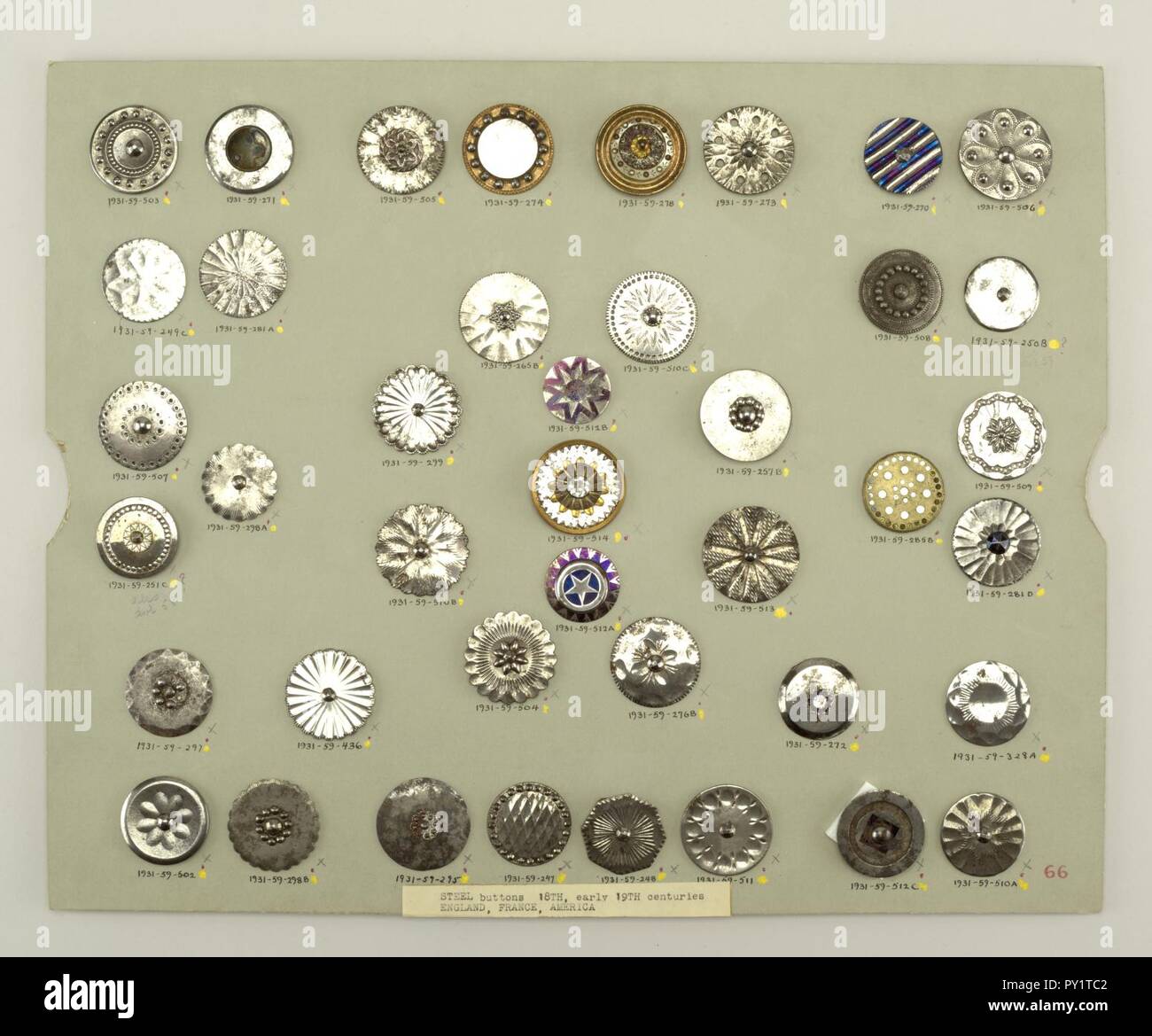 Button, 19th century Stock Photo - Alamy
