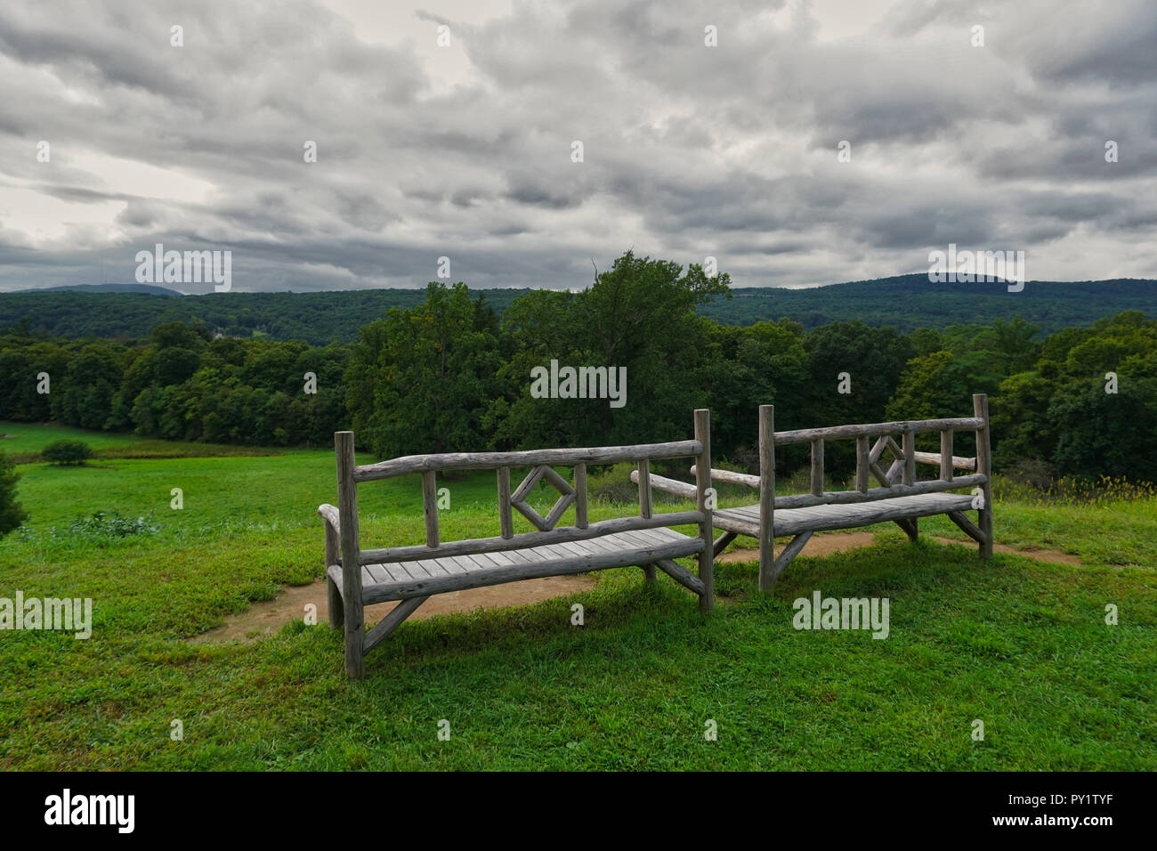 FDR’s overlook at Springwood, the home of Franklin Delano Roosevelt at ...