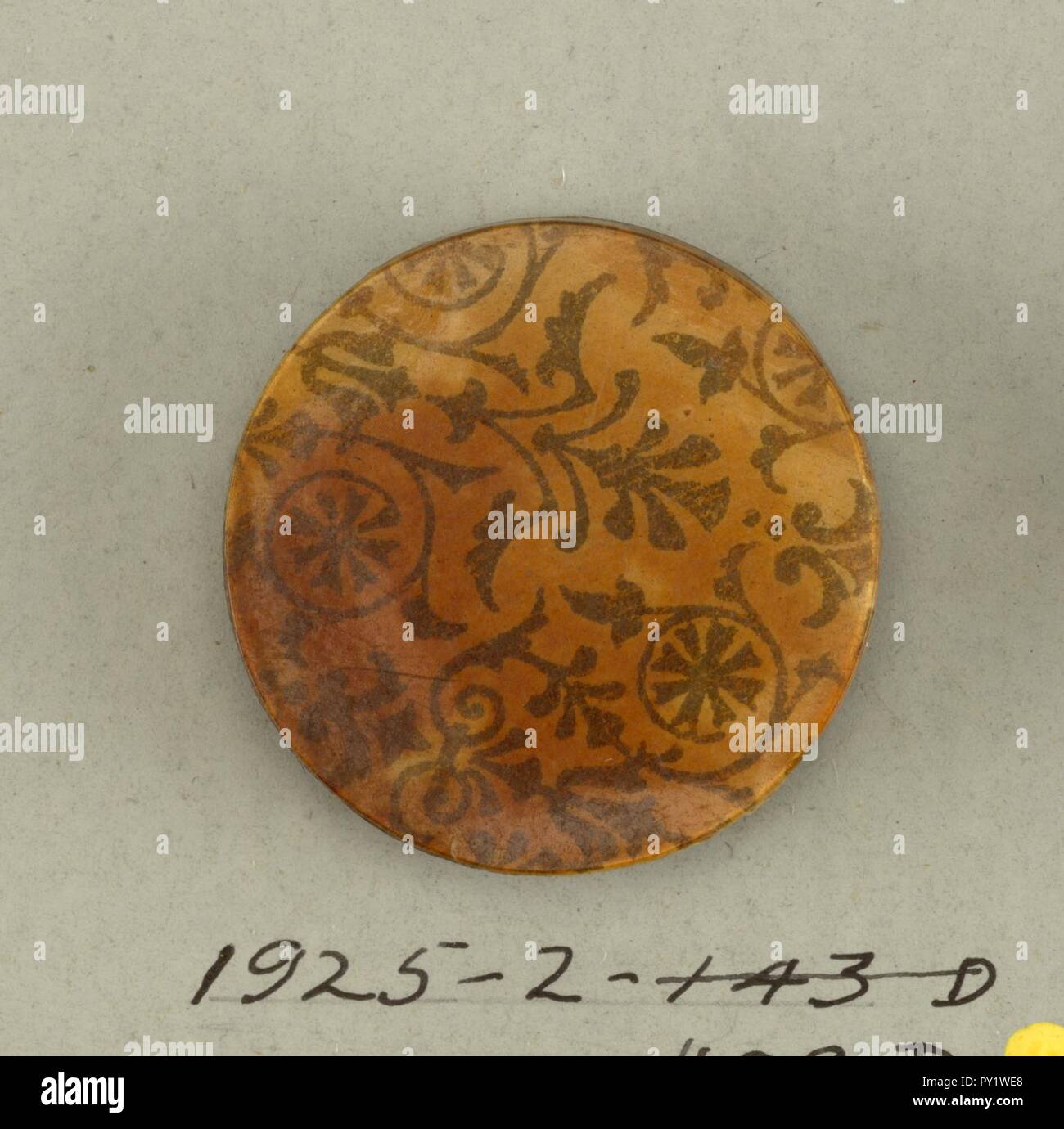 Button, late 19th century Stock Photo - Alamy