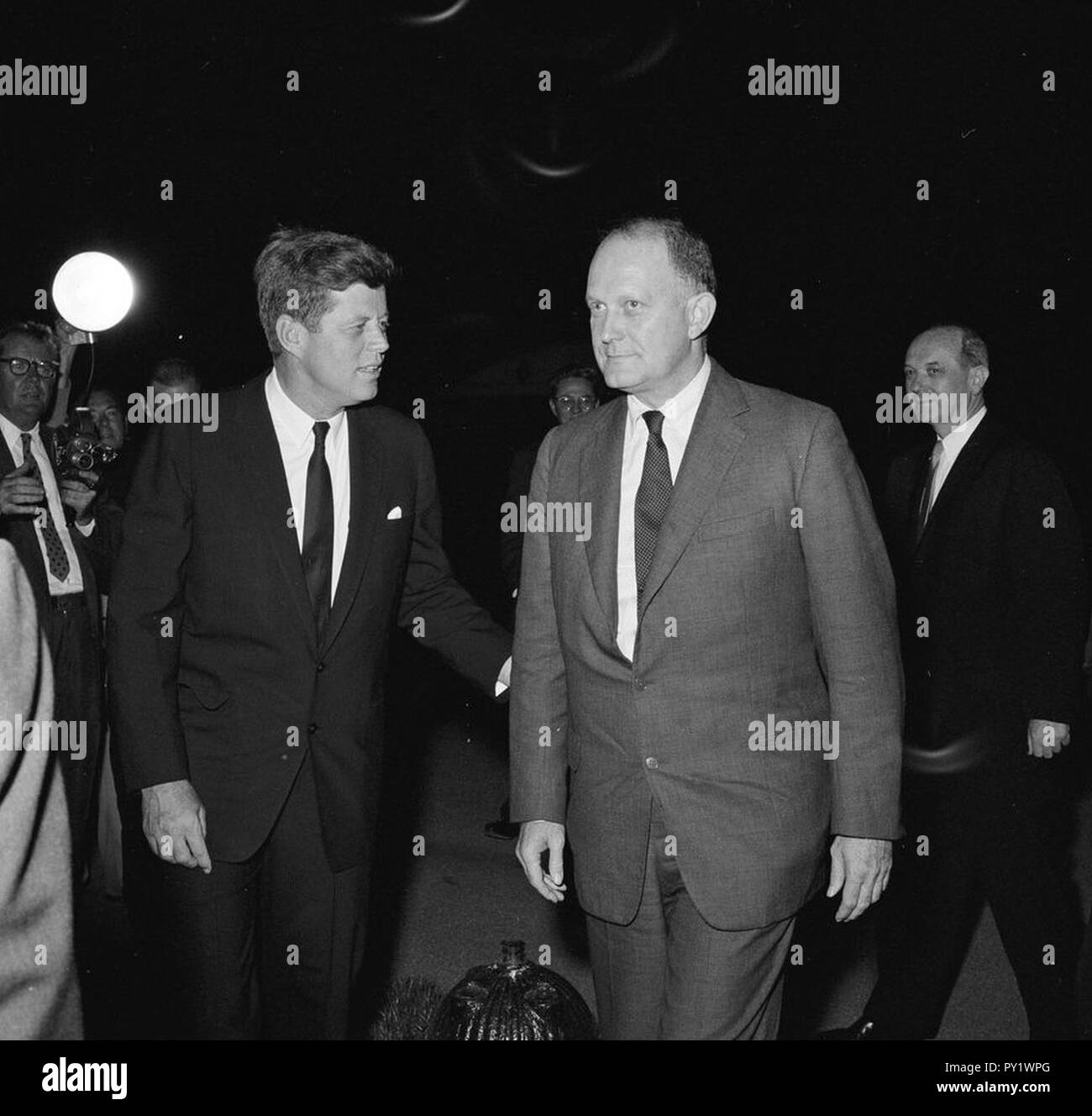 C. Douglas Dillon with Kennedy Stock Photo - Alamy