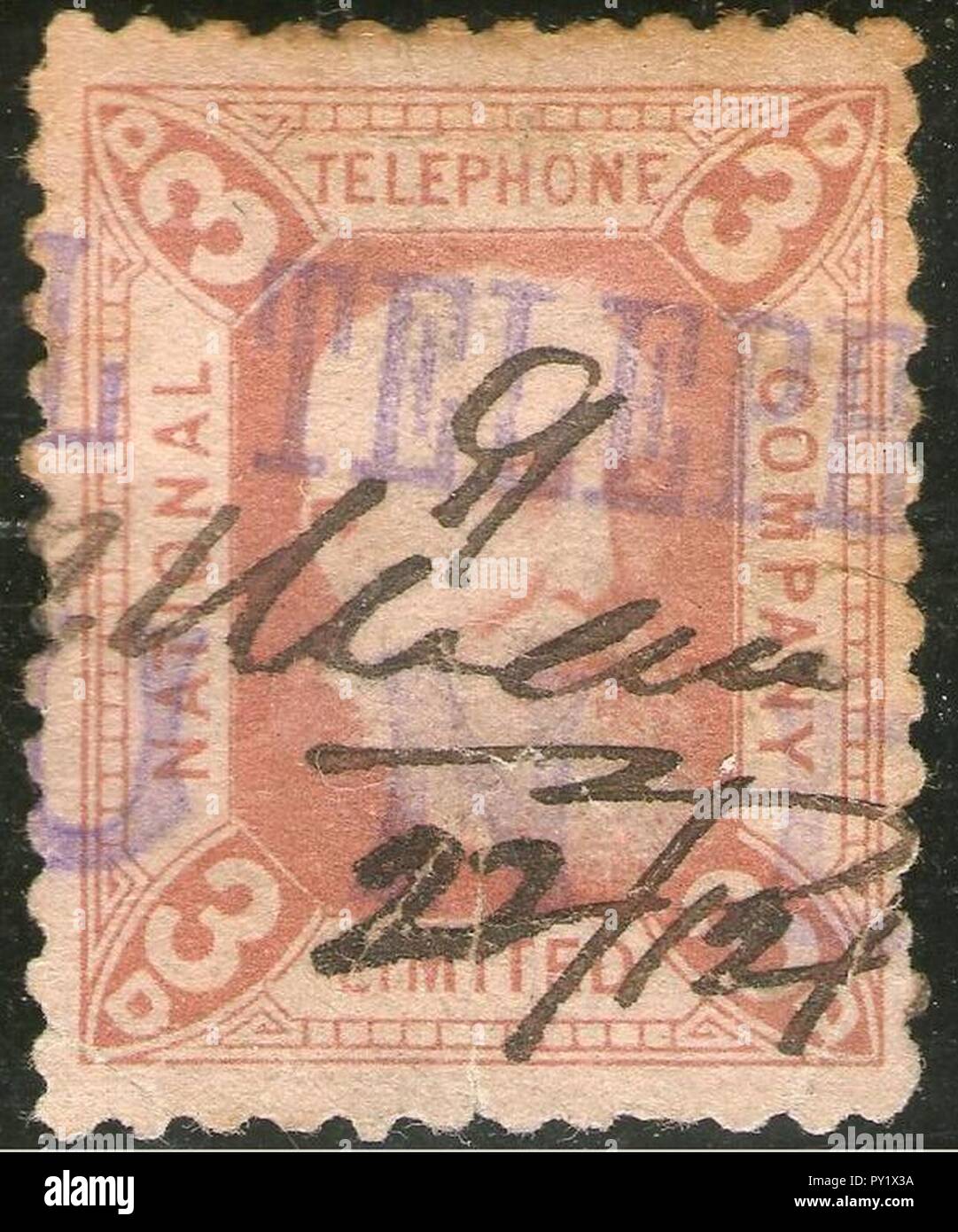 C.1884 National Telephone Company Limited 3d Stock Photo - Alamy