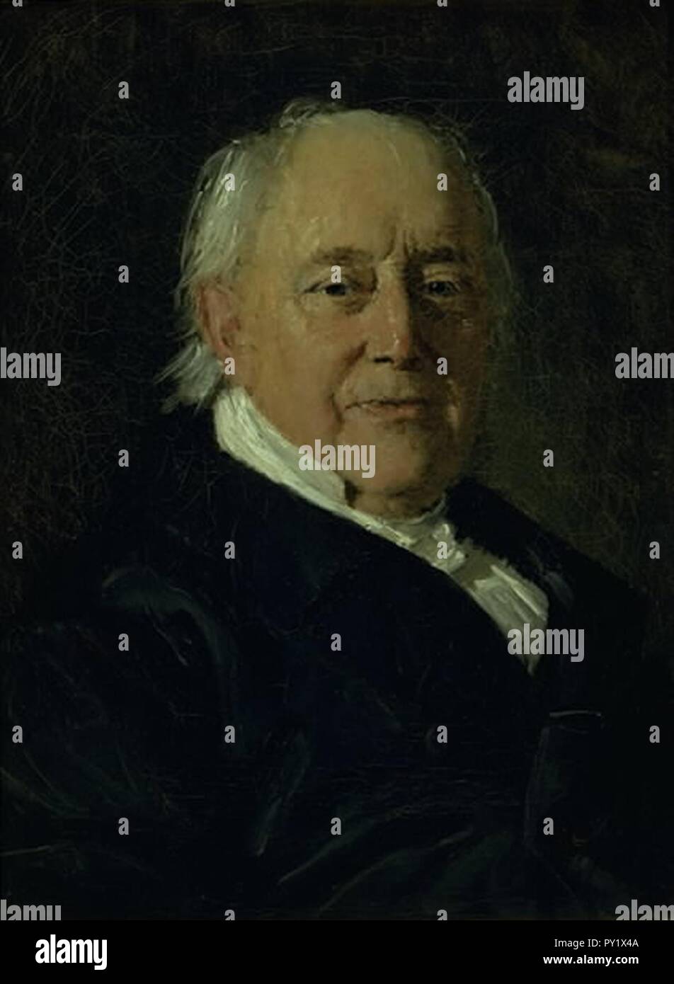 C.A. Jensen - Professor of Divinity Andreas Christian Krog Stock Photo ...