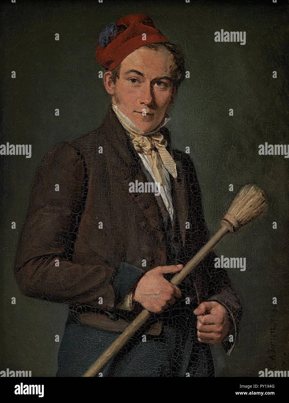 C.A. Jensen - The Scene-Painter Troels Lund Stock Photo - Alamy