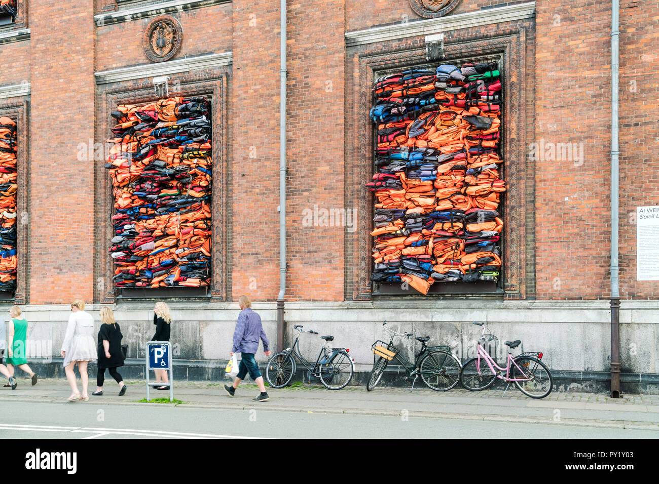 Decorated facade of charlottenborg palace hi-res stock photography and ...