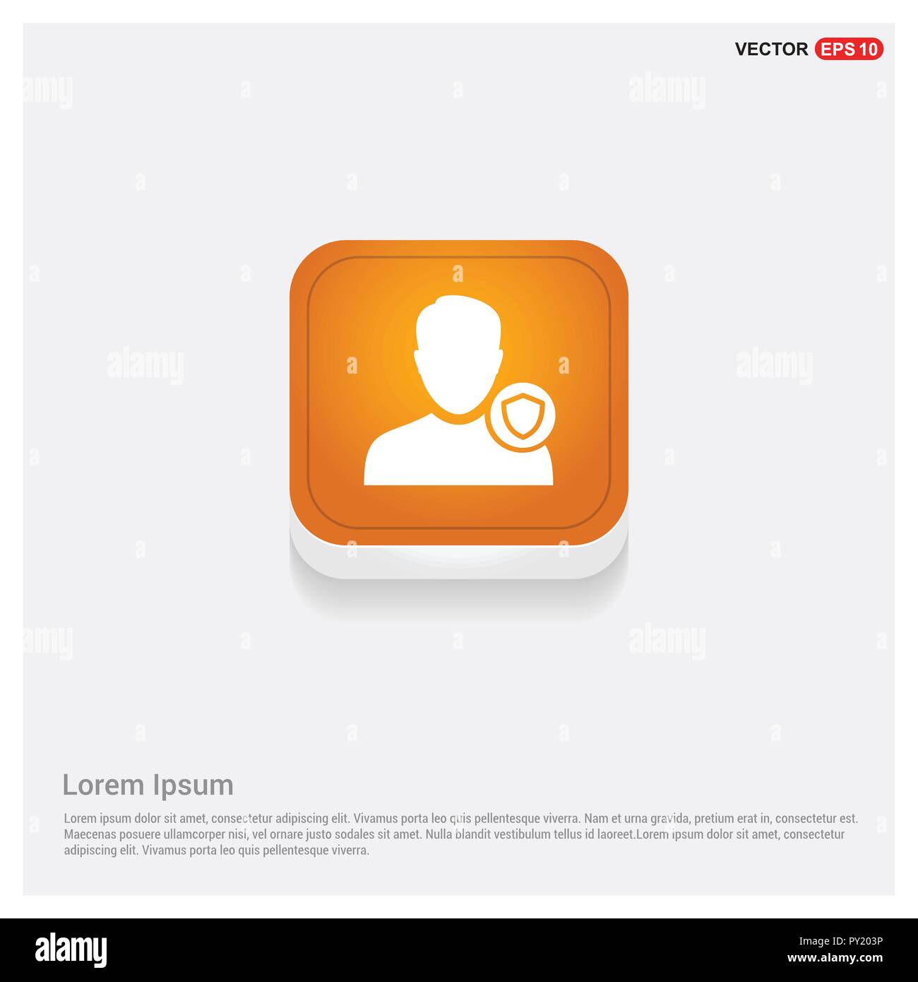 Protected user icon Stock Vector Image & Art - Alamy