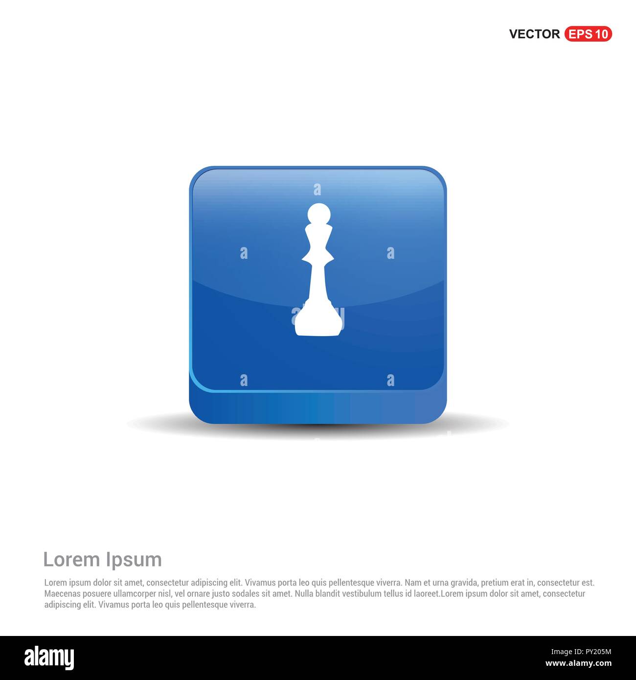 Chess rook icon symbol 3d hi-res stock photography and images - Alamy