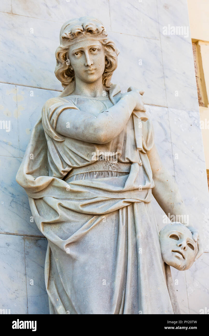 Melpomene muse hi-res stock photography and images - Alamy