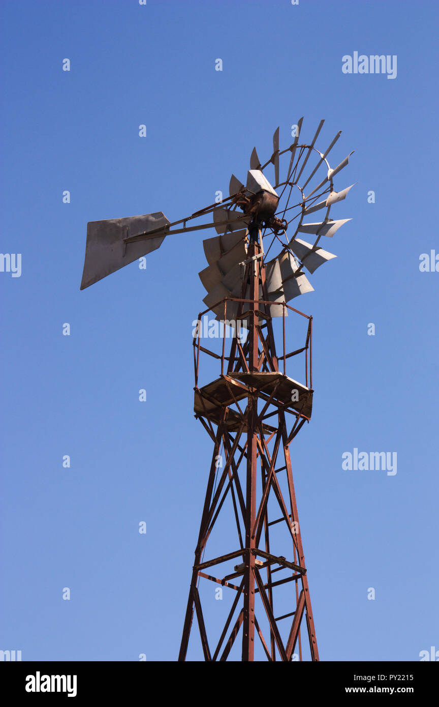 Windmill Wheel Wind Rural High Resolution Stock Photography and Images ...
