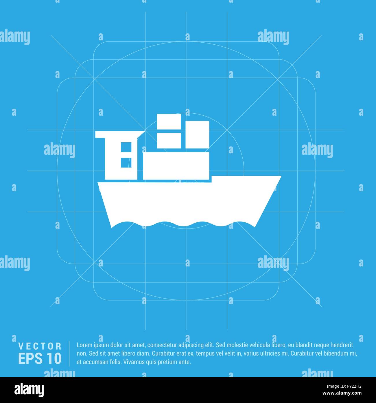 Sea ship Icon Stock Vector Image & Art - Alamy