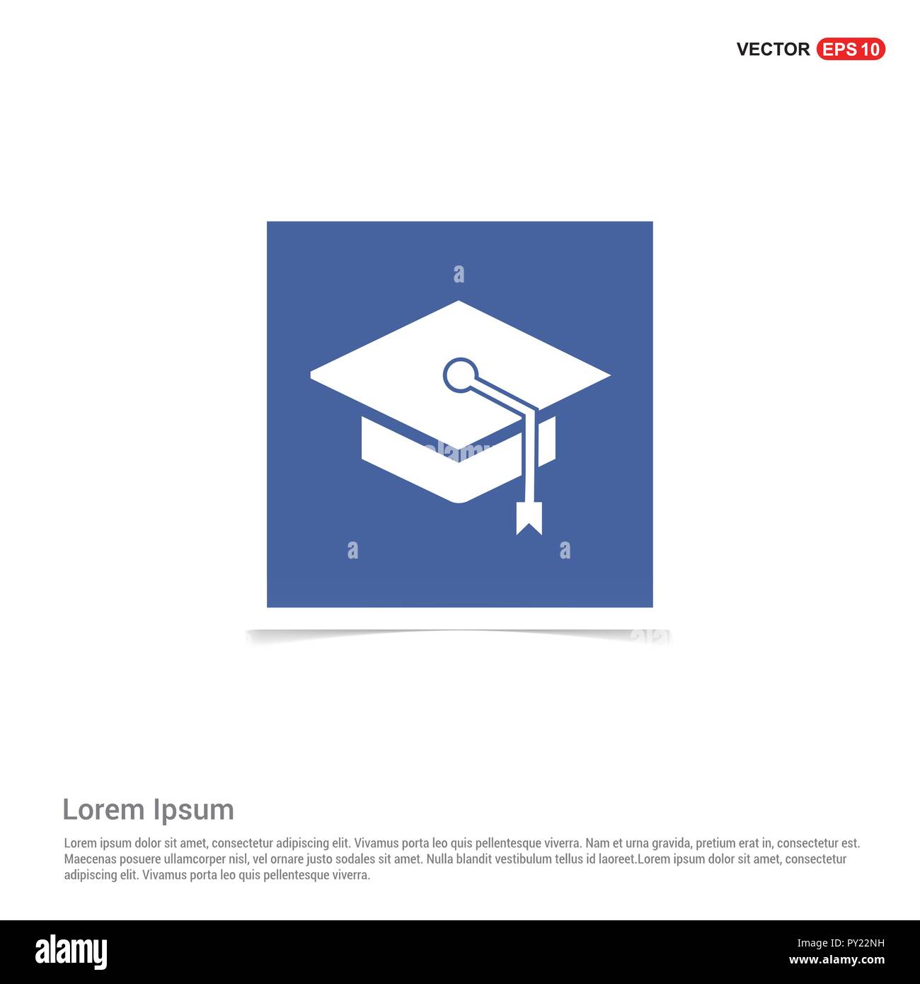 Graduation, blue gown Cut Out Stock Images & Pictures - Alamy