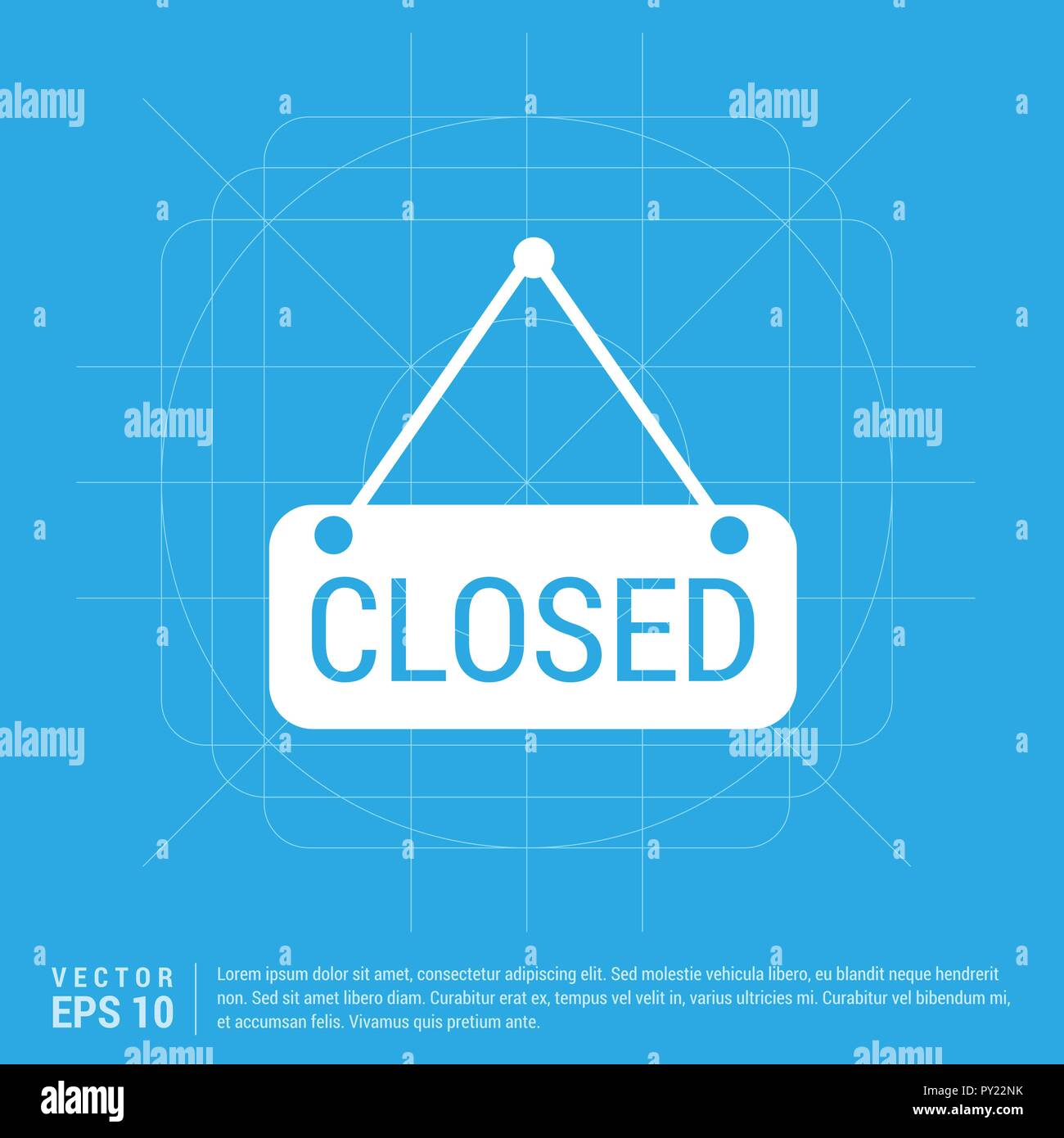closed door sign icon Stock Vector Image & Art - Alamy