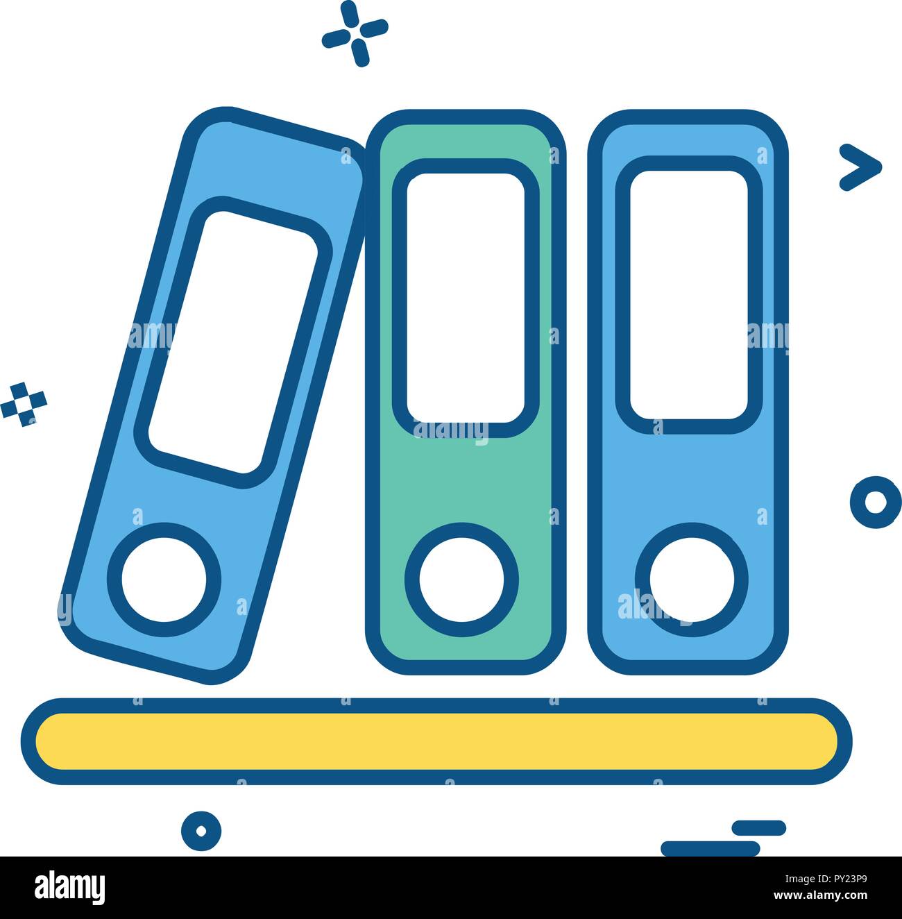 Files icon design vector Stock Vector Image & Art - Alamy