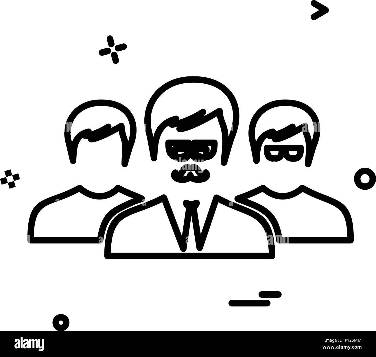 Group avatar icon design vector Stock Vector Image & Art - Alamy