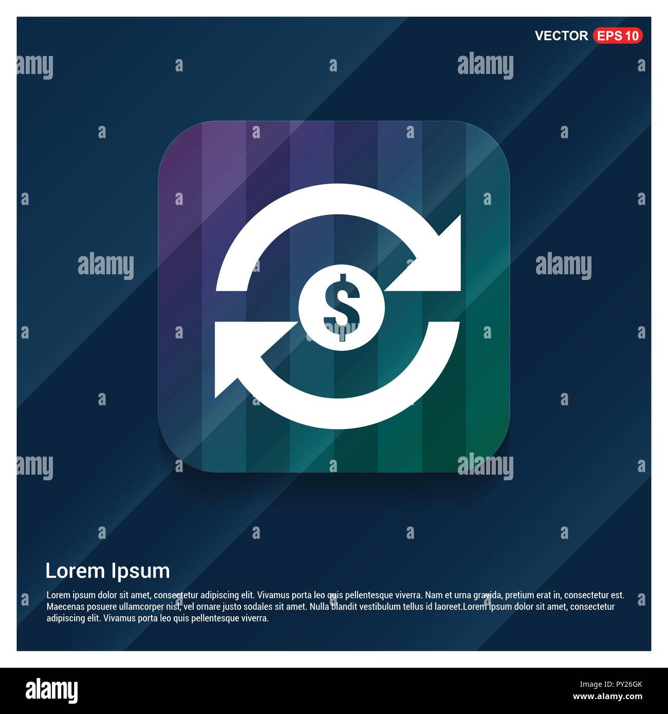 Currency Convert Icon Stock Vector Image & Art - Alamy