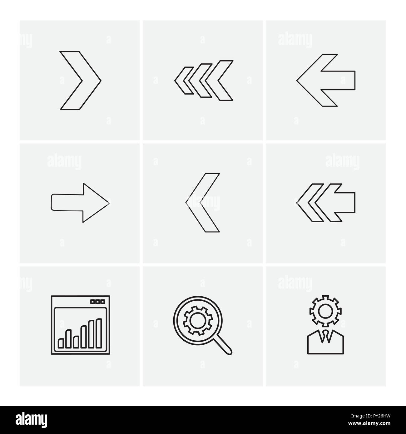 graph , setting , gear , arrows , directions , left , right , pointer ...