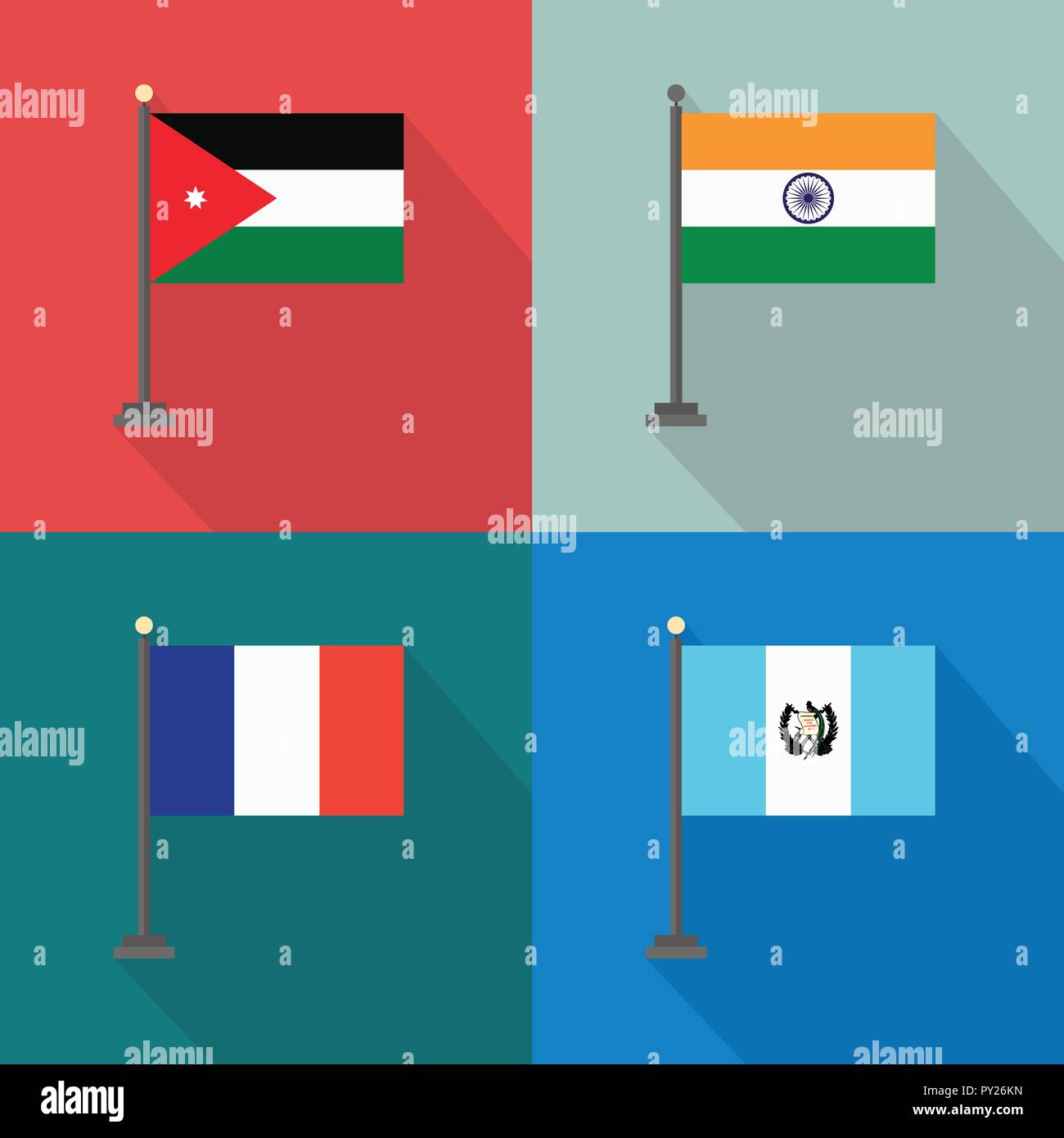 World country flags design vector Stock Vector Image & Art - Alamy