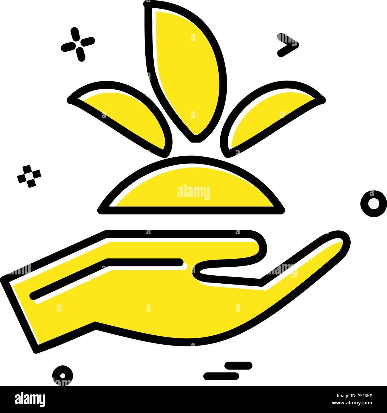 Safe hands icon design vector Stock Vector Image & Art - Alamy