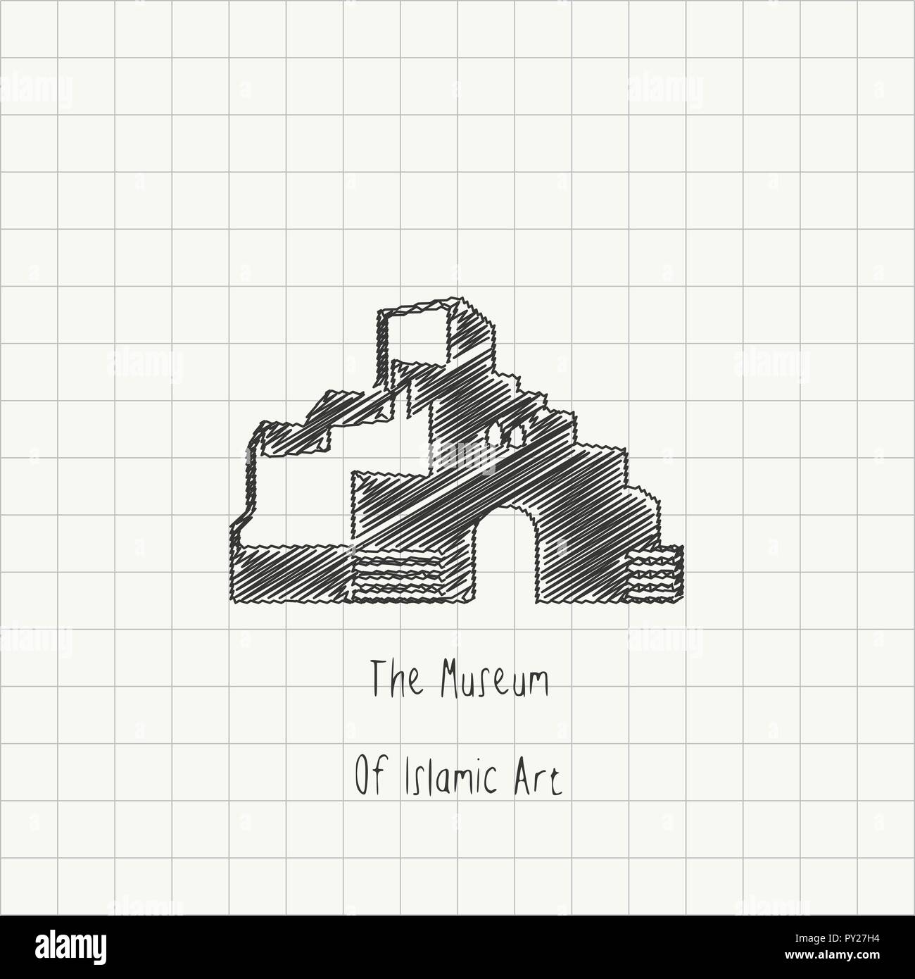 World Famous landmarks design with creative background vector Stock ...