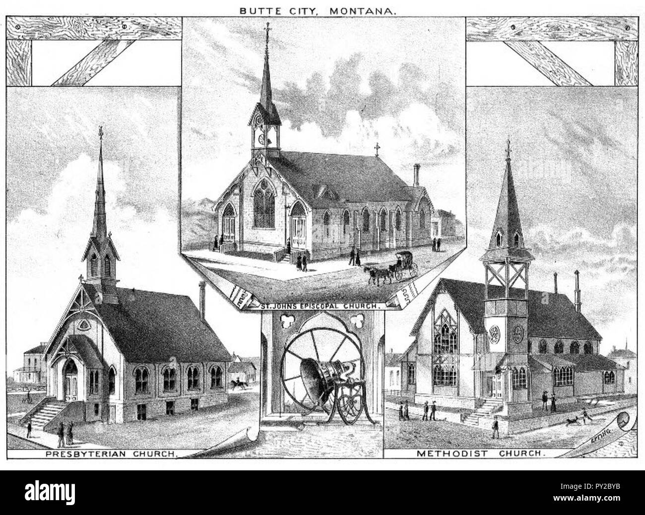 Butte City Montana Stock Photo - Alamy