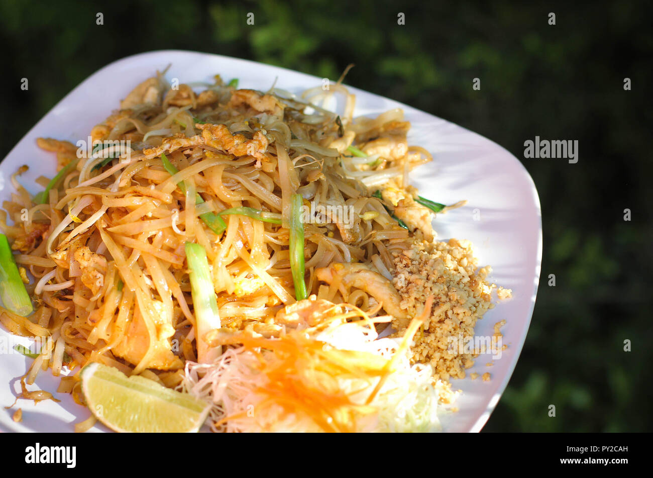 Pad Thai dish Stock Photo - Alamy