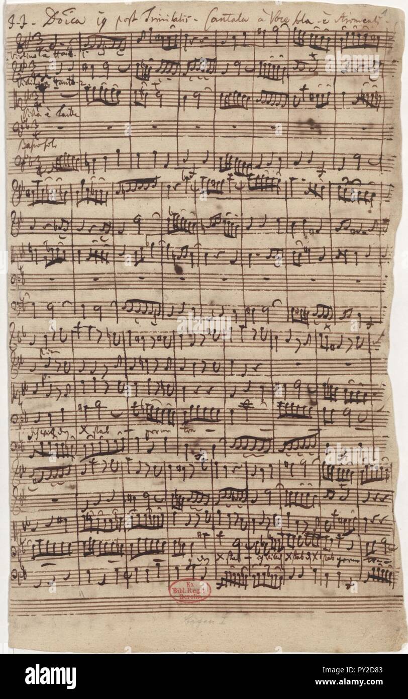 Bach page hi-res stock photography and images - Alamy