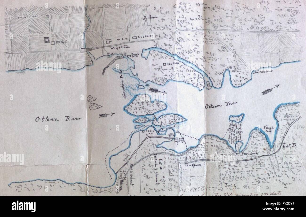 Bytown map hi-res stock photography and images - Alamy