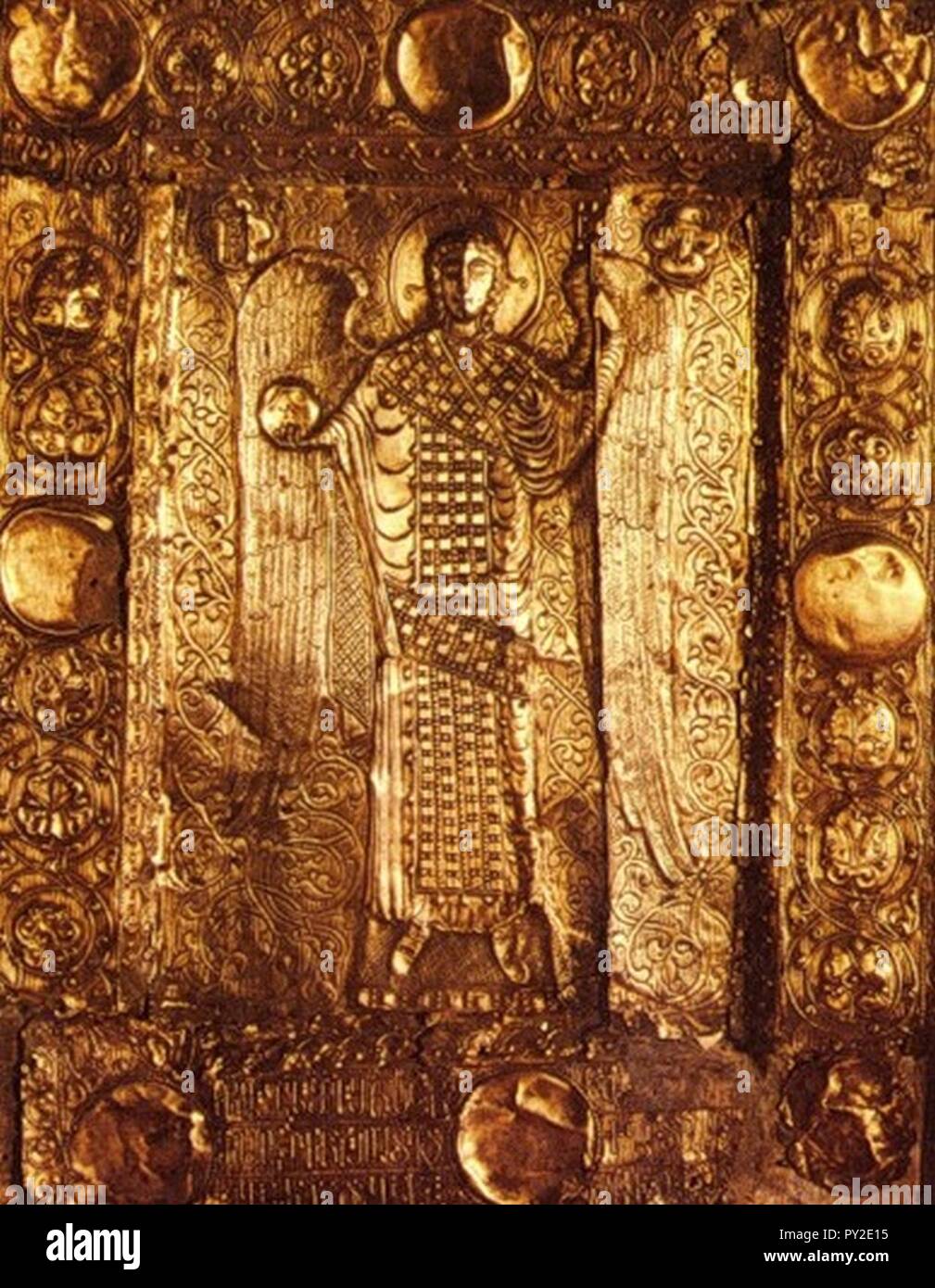 Byzantine Golden Icon of the Archangel Michael Stock Photo - Alamy