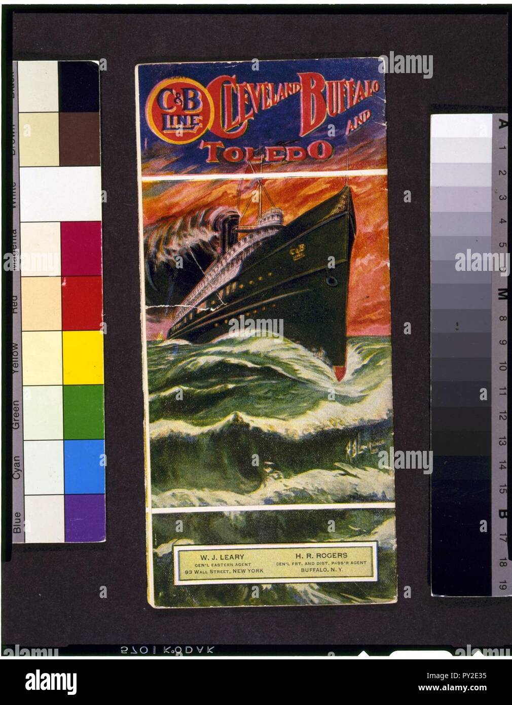 C & B Line-Cleveland, Buffalo and Toledo - R.B. Lawrence Stock Photo ...