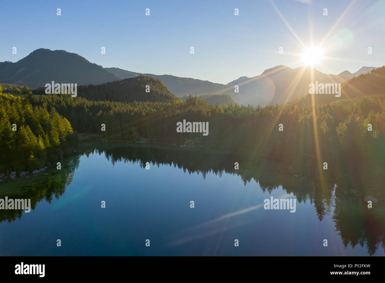 Lake Hintersee, Ramsau, Berchtesgaden, Bavaria, Germany Stock Photo - Alamy