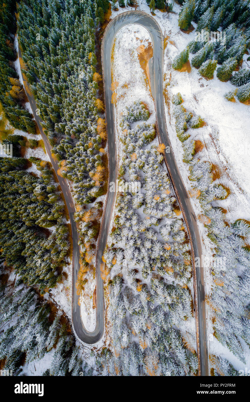 Switchback road hi-res stock photography and images - Alamy