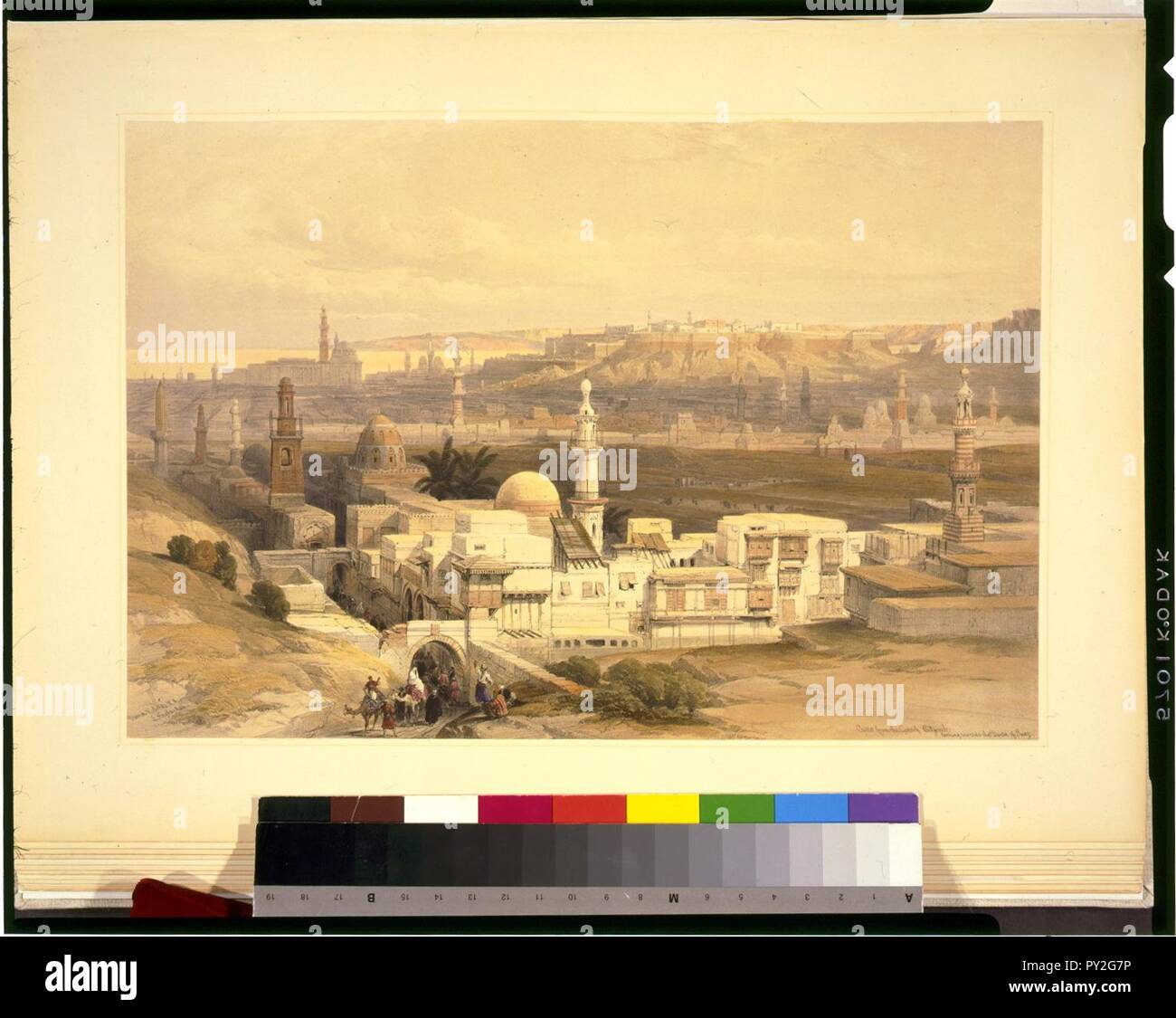 Cairo from the gate of Citizenib, looking toward the desert of Suez ...