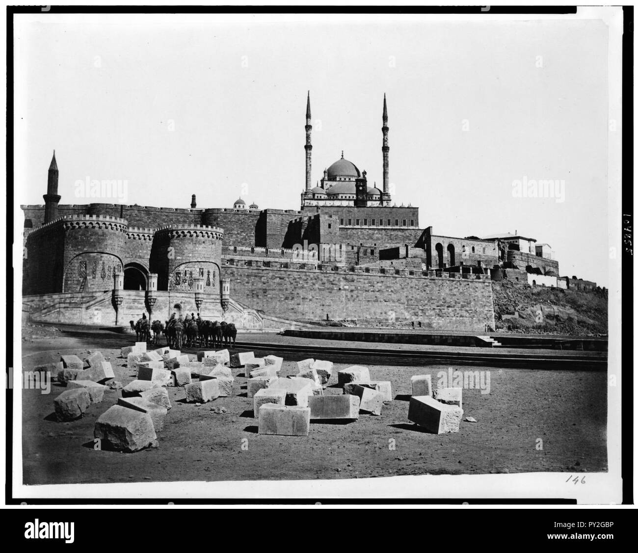 Cairo. Citadel and Mosque of Mohammet Ali Stock Photo - Alamy