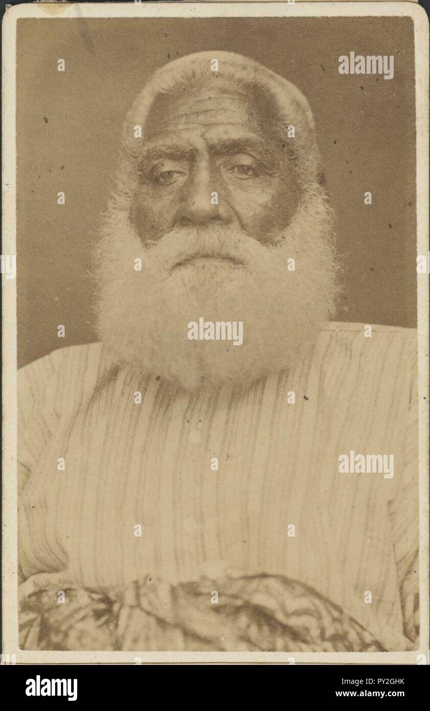 Cakobau, died February 1883, photograph by Francis H. Dufty Stock Photo ...