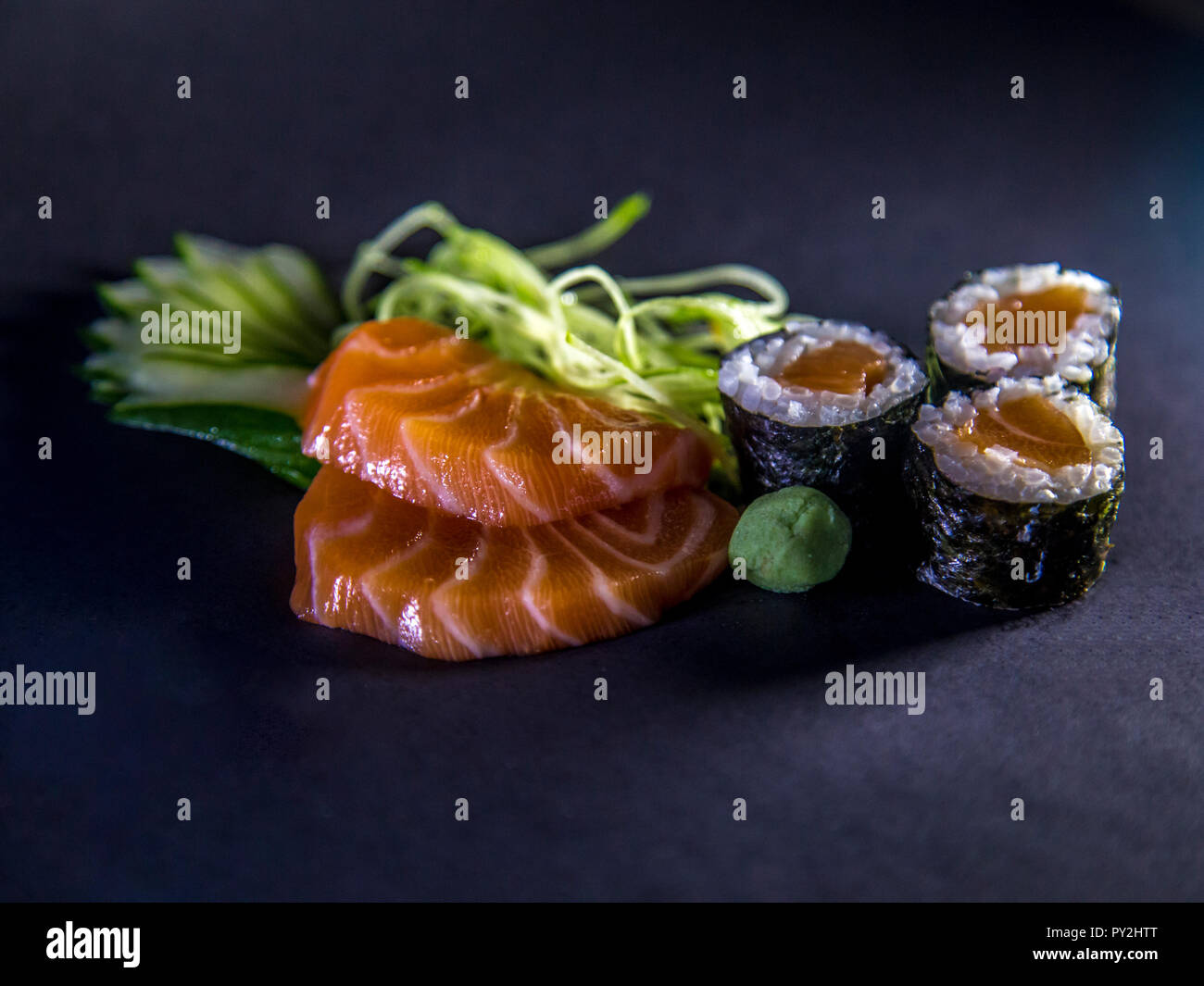 japanese food traditional sashimi Stock Photo - Alamy