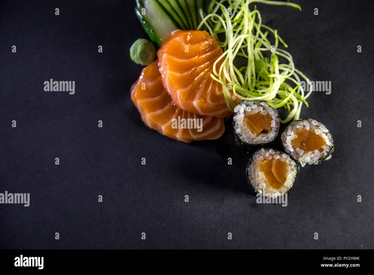 japanese food traditional sashimi Stock Photo - Alamy
