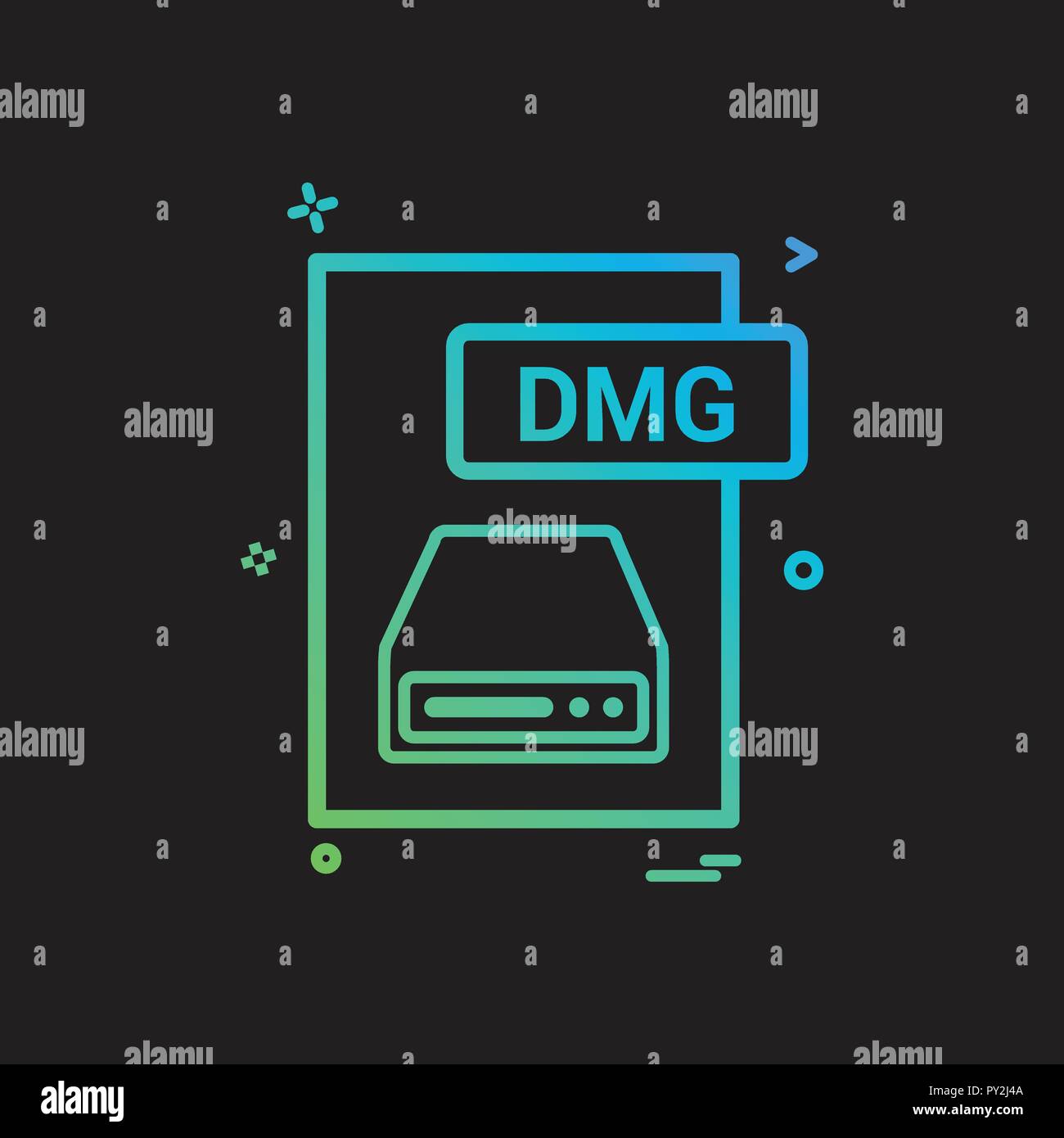 dmg file format icon vector design Stock Vector Image & Art - Alamy