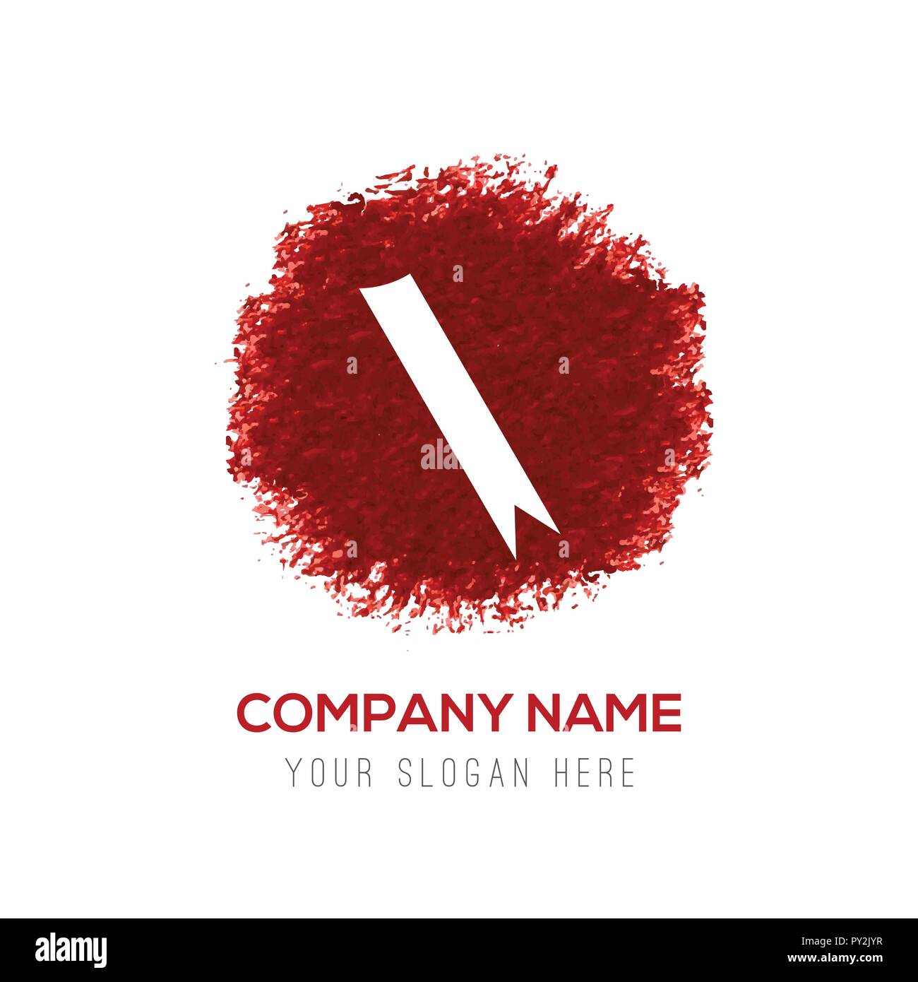ribbon icon - Red WaterColor Circle Splash Stock Vector Image & Art - Alamy