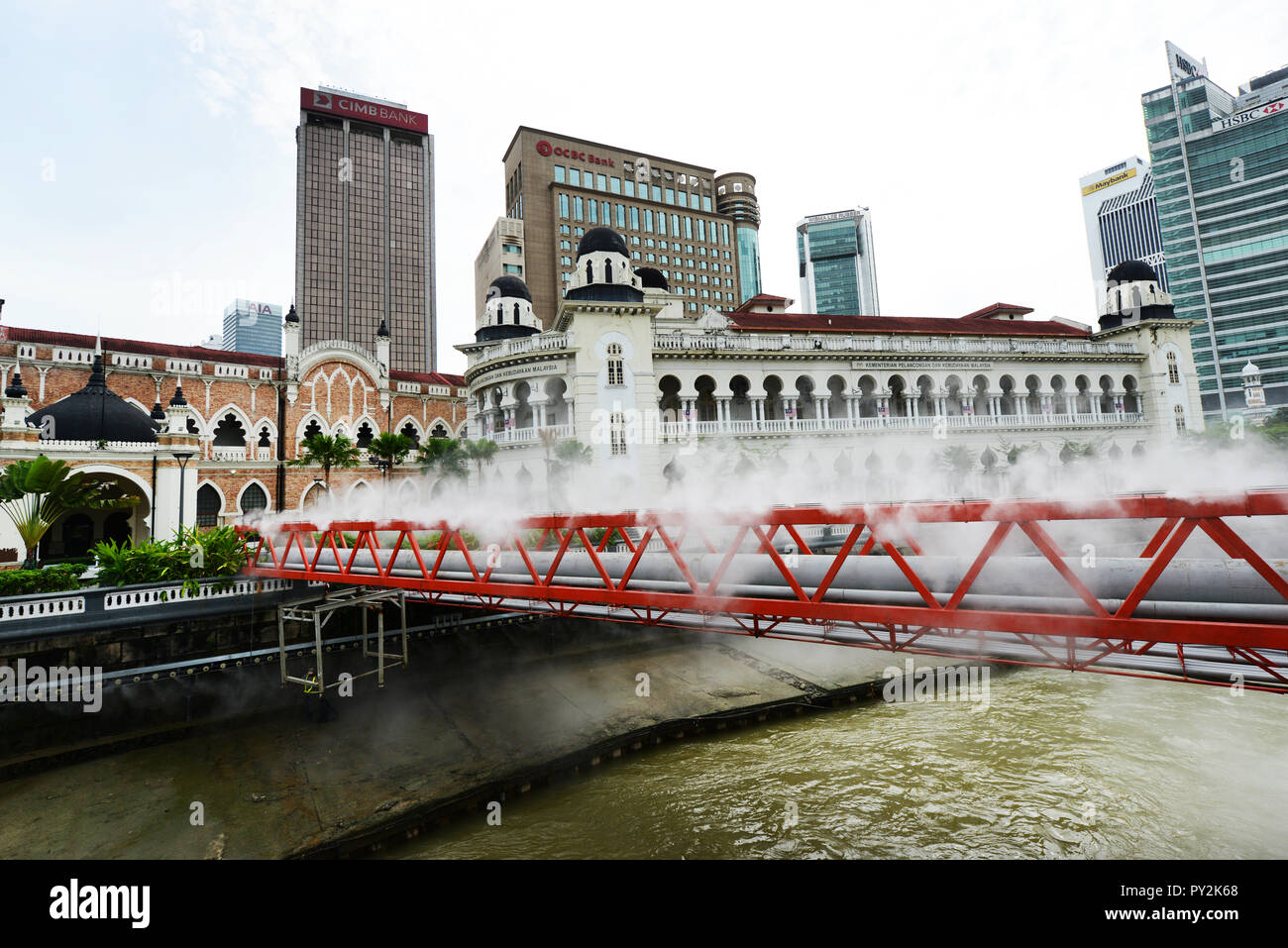 The Klang river in Kuala Lumpur's city center Stock Photo - Alamy