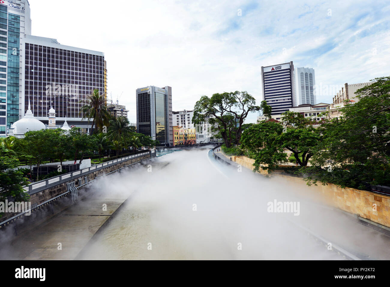 The Klang river in Kuala Lumpur's city center Stock Photo - Alamy