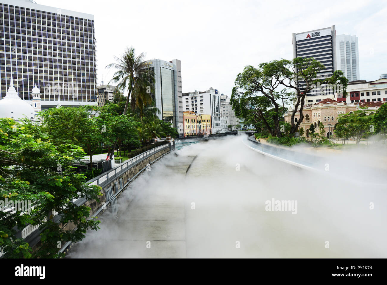 The Klang river in Kuala Lumpur's city center Stock Photo - Alamy
