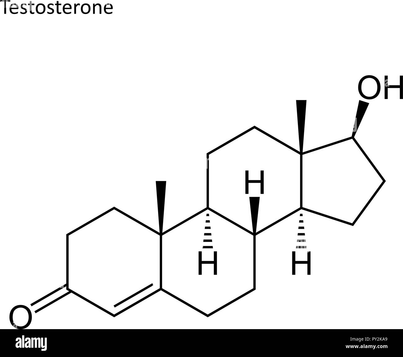 Testosterone hormone molecule hi-res stock photography and images - Alamy