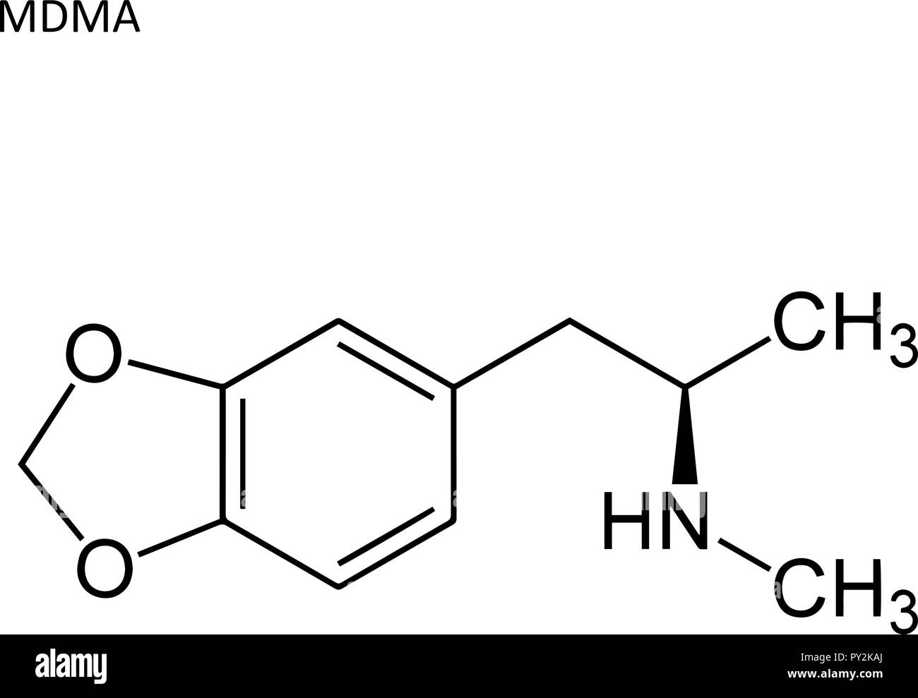 Mdma molecule Stock Vector Images - Alamy