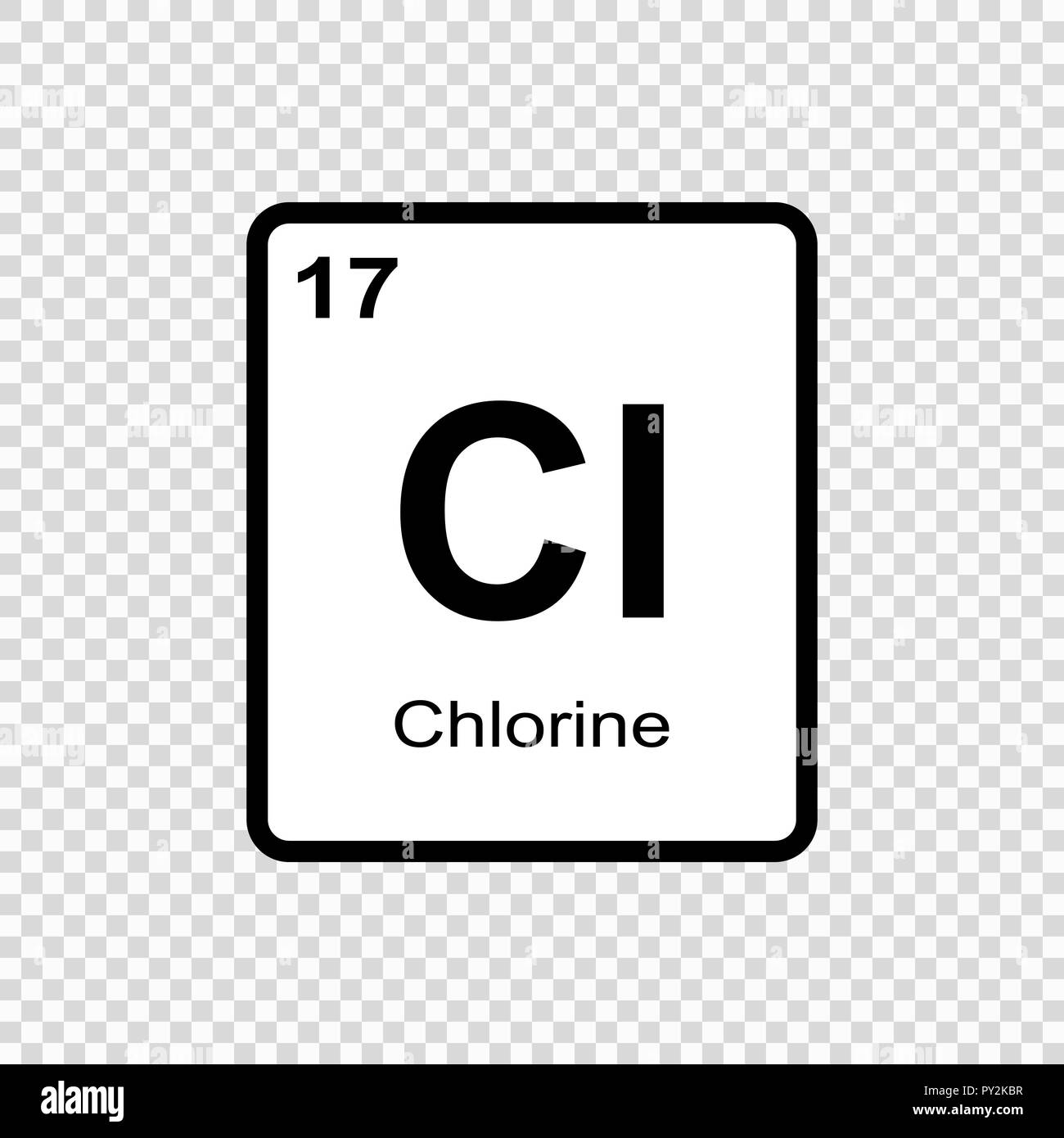 Chlorine atomic structure Black and White Stock Photos & Images - Alamy