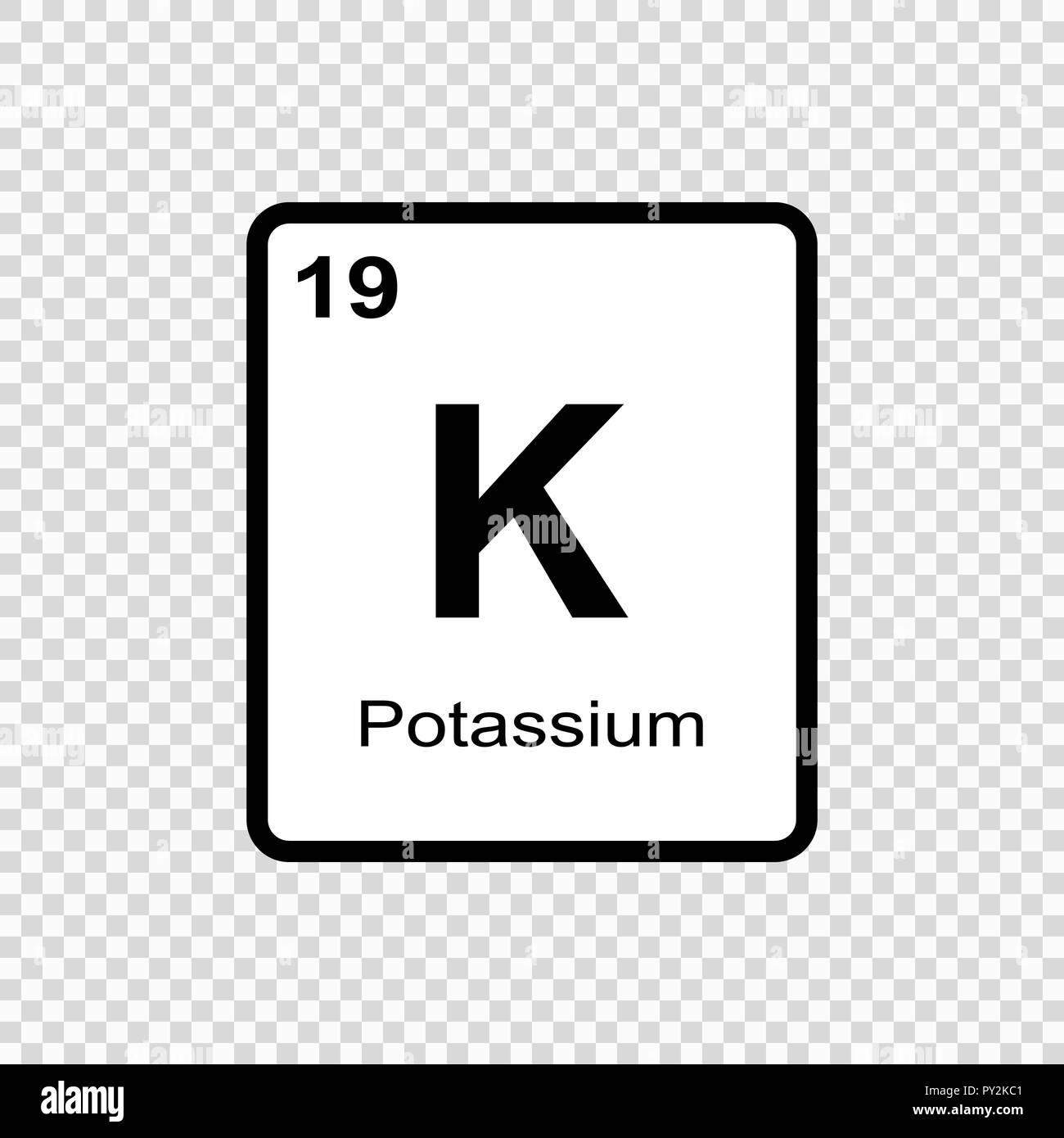 Potassium chemical element periodic table hi-res stock photography and ...