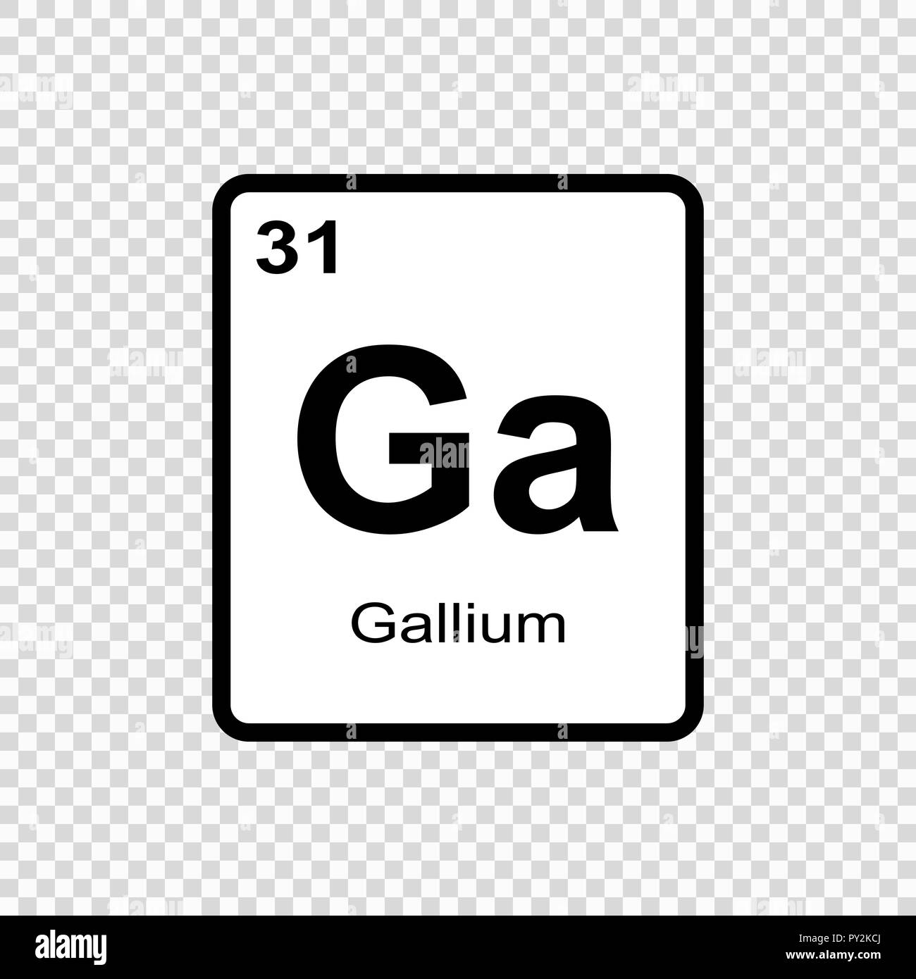 Gallium chemical element tile hi-res stock photography and images - Alamy