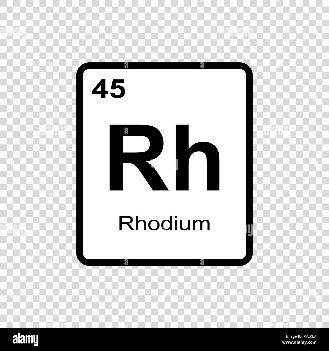 Rhodium Symbol Periodic Table