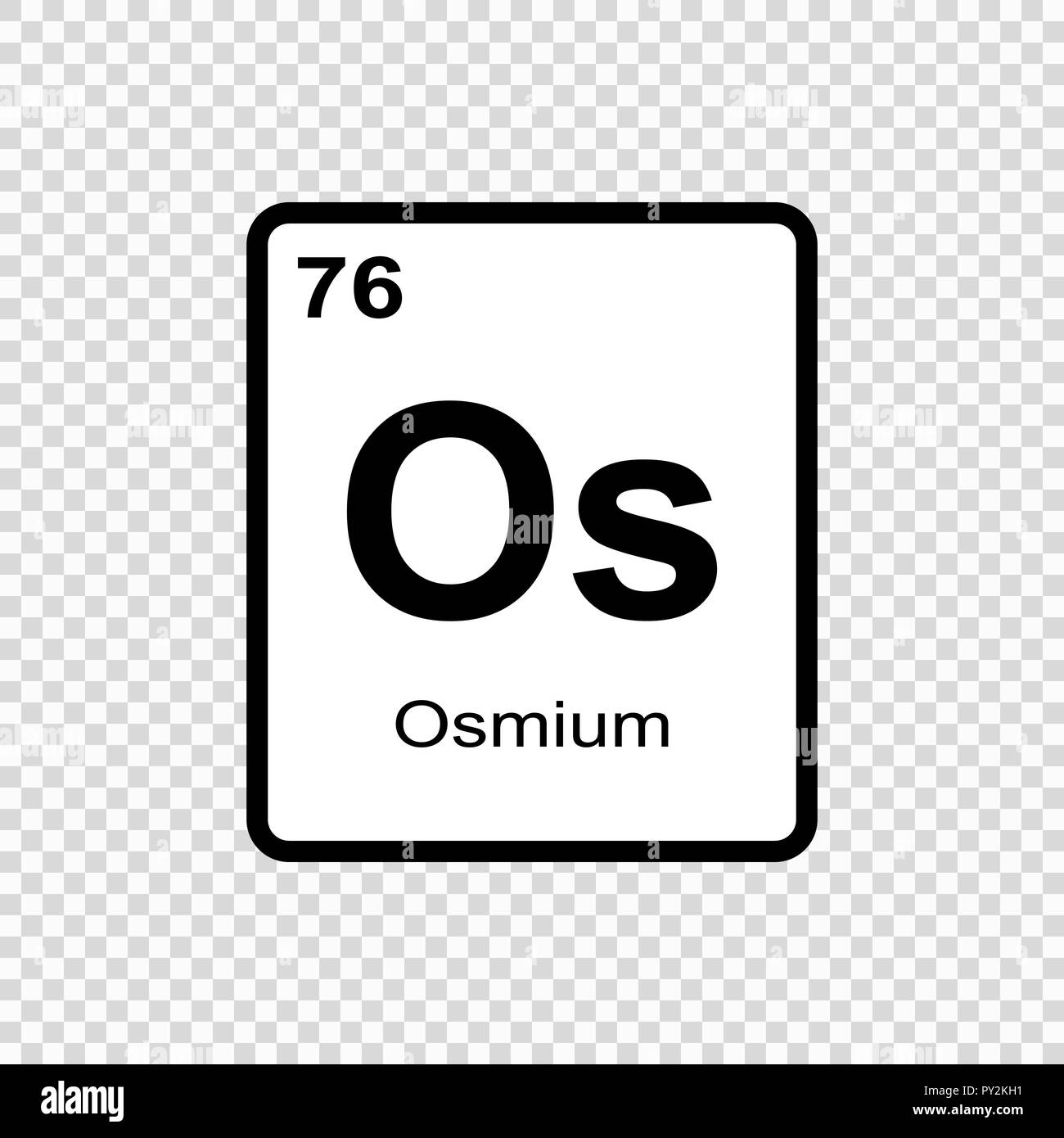 Chemical element of periodic table Stock Vector Image & Art - Alamy