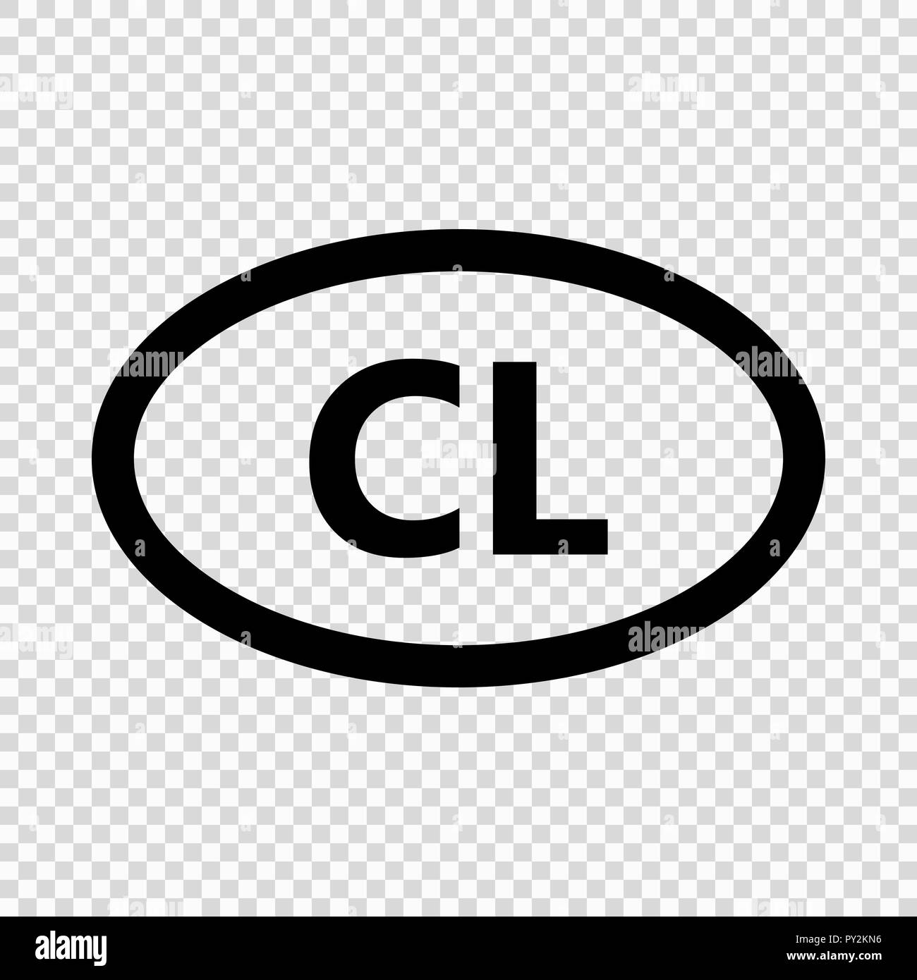 Chile code symbol. short country name. Domain name Stock Vector Image ...