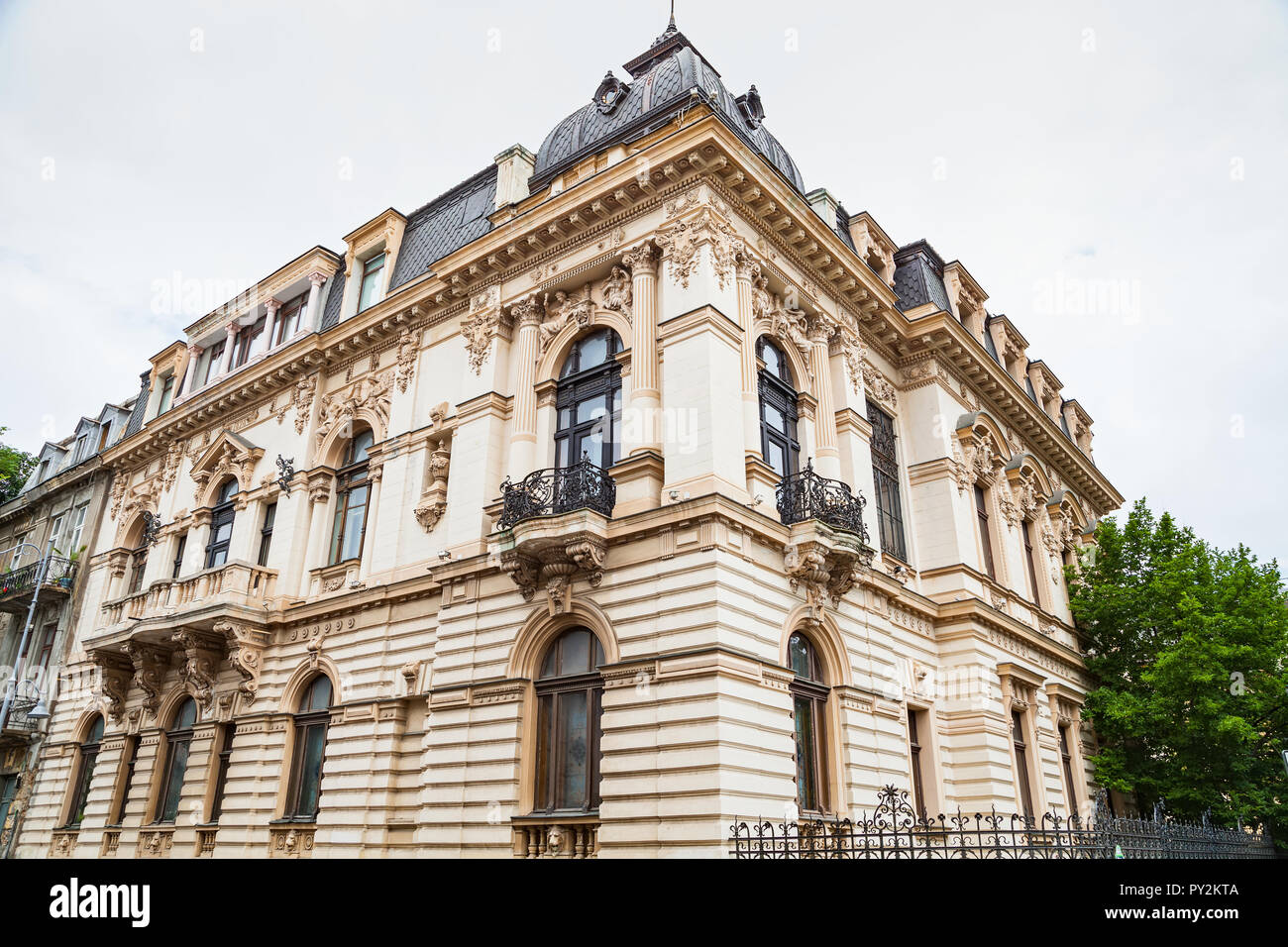 Picture of a beautiful old building in Bucharest, capital of Romania ...